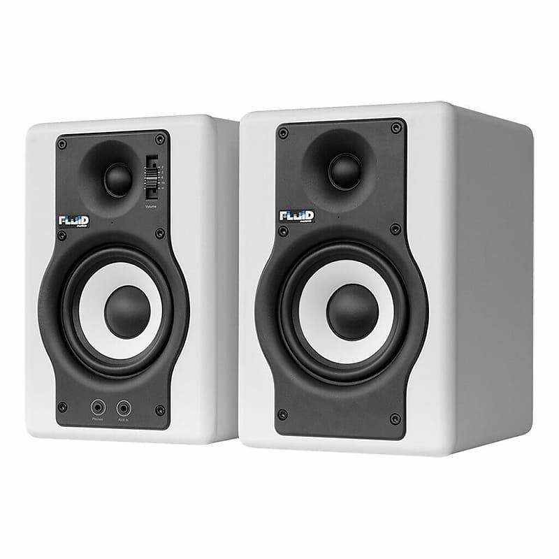ALL NEW! Fluid Audio F4 (Pair) - 4" Active Studio Reference | Reverb