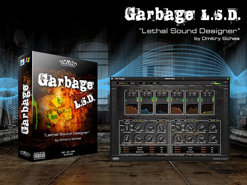 New Nomad Factory Garbage Lsd Software Downloadactivation Reverb
