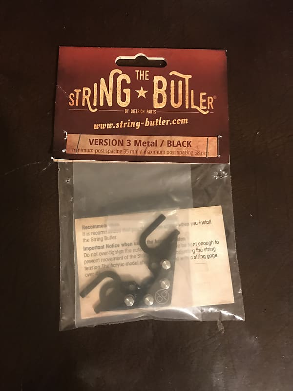 Guitar STRING BUTLER THE GUITAR STRING BUTLER Black | Reverb