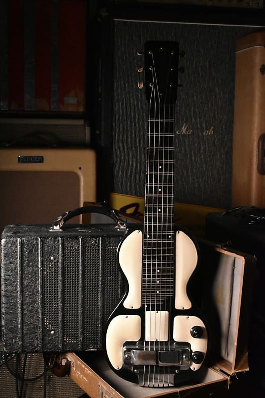 Rickenbacker Electro Model B Lap Steel with white plates with | Reverb