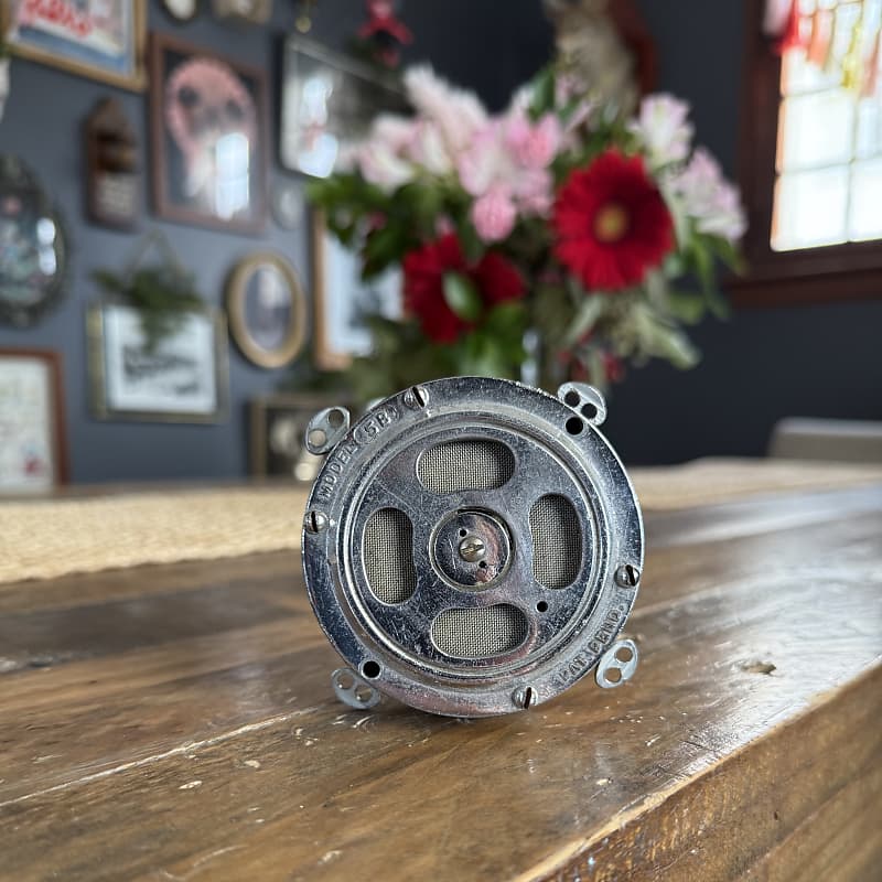 Shure Brothers 5B 1930’s Carbon Microphone - Chrome | Reverb UK