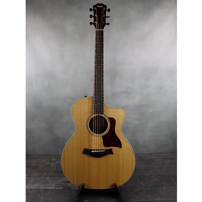 Taylor 214CE Koa Deluxe Acoustic Electric Guitar Pre-owned | Reverb