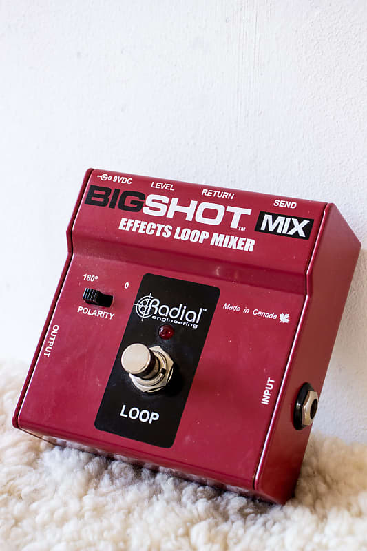 Radial Tonebone Big Shot FX Loop Mixer Pedal | Reverb