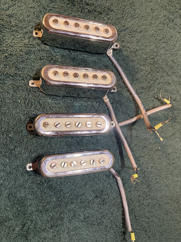 Teisco / Marquis / Harmony / unknown 1970s set of 4 pickups | Reverb