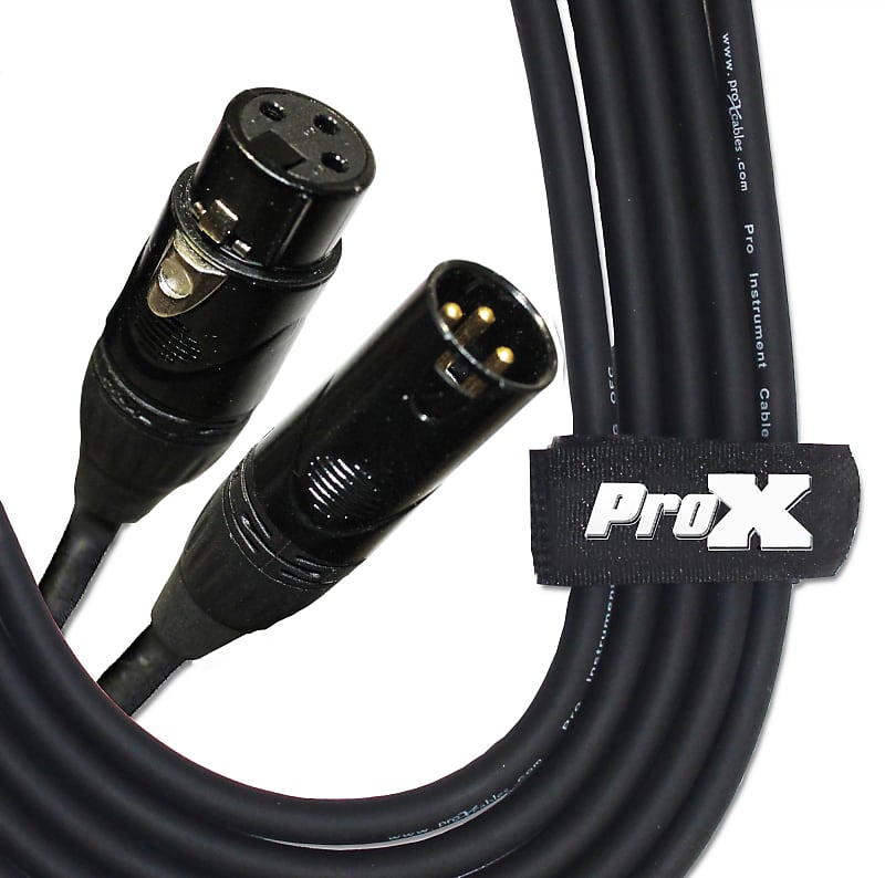 ProX XC-MIC50 XLR-F to XLR-M Mic Cable - 50 ft | Reverb
