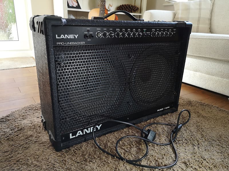 Laney Pro-Linebacker PL100 Twin 1980's Black | Reverb