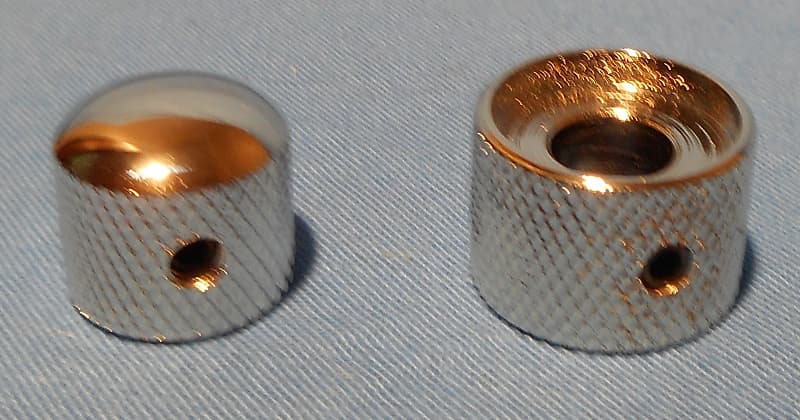 New Chrome Concentric Electric Guitar Knobs | Reverb