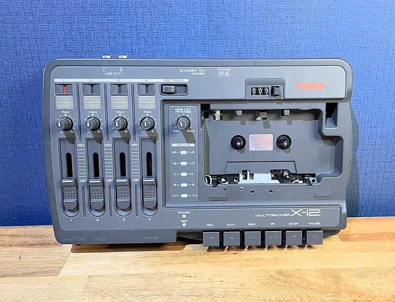 Fostex X-12 Multitracker 4-Track Cassette Recorder - Grey | Reverb