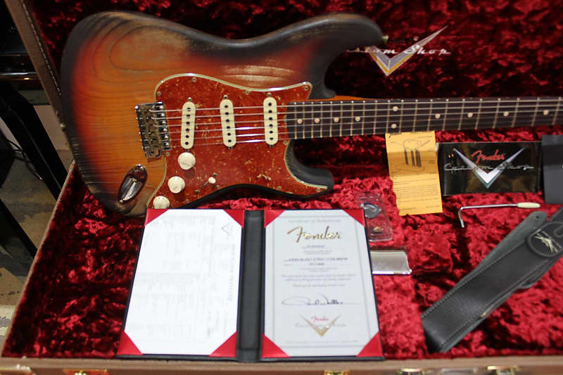 FENDER Sand Blast Stratocaster, Heavy Relic, 3-Color Sunburst | Reverb