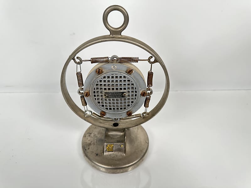 1930s Universal Microphone Carbon Microphone Double-Buttoned | Reverb