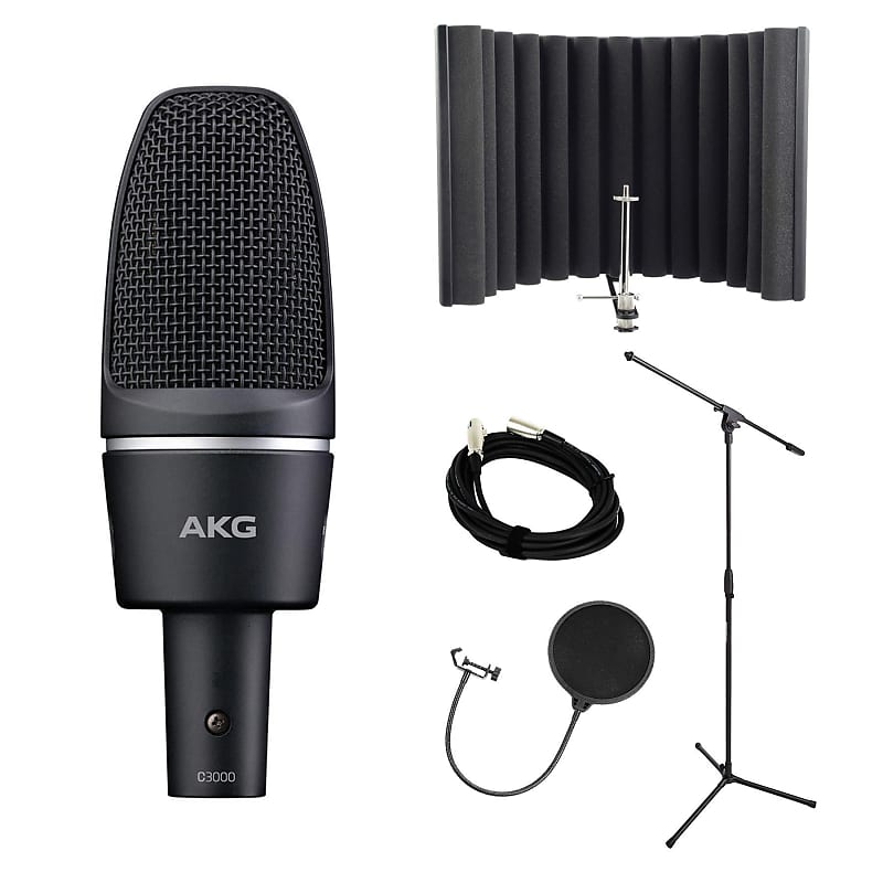 AKG C3000 Microphone Bundle with sE Electronics RF-X, Pop | Reverb