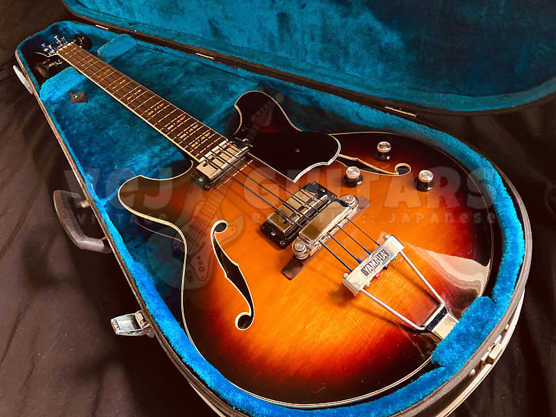 YAMAHA SA-70 VINTAGE SEMI-ACOUSTIC BASS Sunburst | Reverb Australia