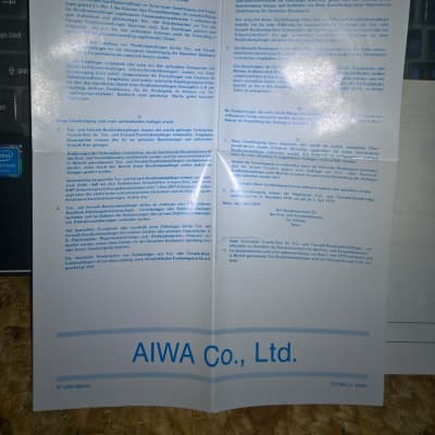 Aiwa HS-J170 mid-1980s-early 1990s (estimate) - Black + Gold | Reverb