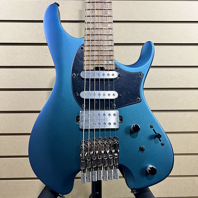 Ibanez Q547 7-string Electric Guitar - Blue Chameleon | Reverb