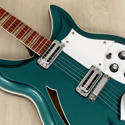 1993 Rickenbacker 381V69 Turquoise Custom Color Electric | Reverb