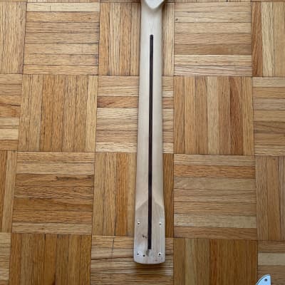 Squier Stratocaster Neck with tuners & string trees! | Reverb