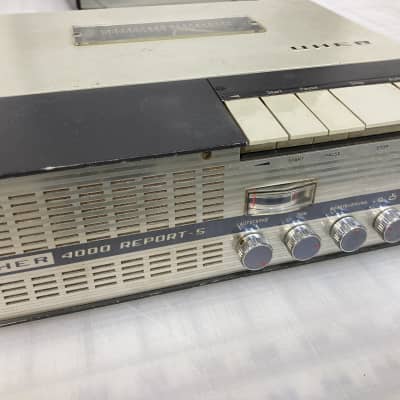 Uher 4000 Report-S all-transistor reel-to-reel tape recorder | Reverb