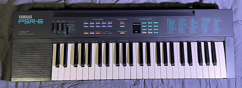 Vintage Yamaha PSR-6 Digital Keyboard Synth #1 | Reverb