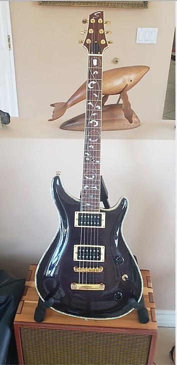 Samick Samick Signature Sonata PRS Style Tree of Life Black | Reverb