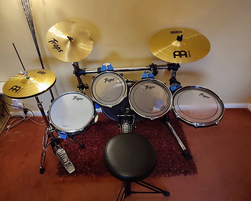 Traps A-400 Acoustic Drum Kit & Meinl Cymbals | Reverb UK
