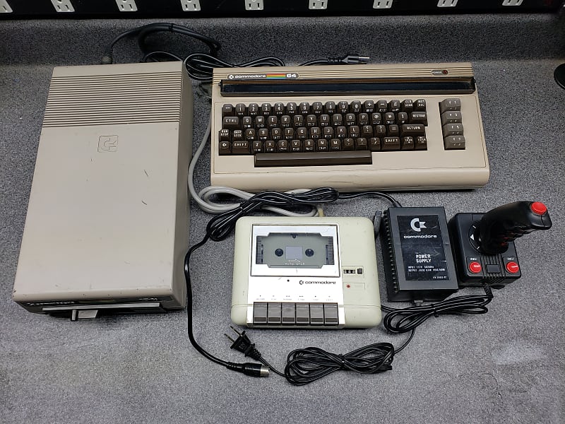 Commodore 64 Computer and Peripherals All Working | Reverb