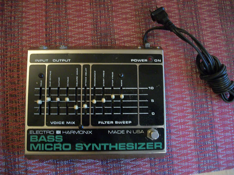 Electro-Harmonix Bass Guitar Micro Synthesizer 1980's | Reverb