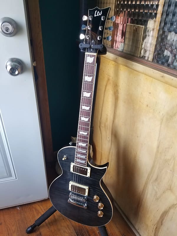 ESP LTD EC-256 FM Trans Black | Reverb