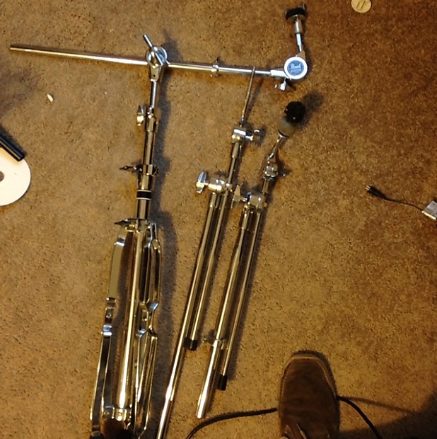 Pearl boom cymbol stand package | Reverb