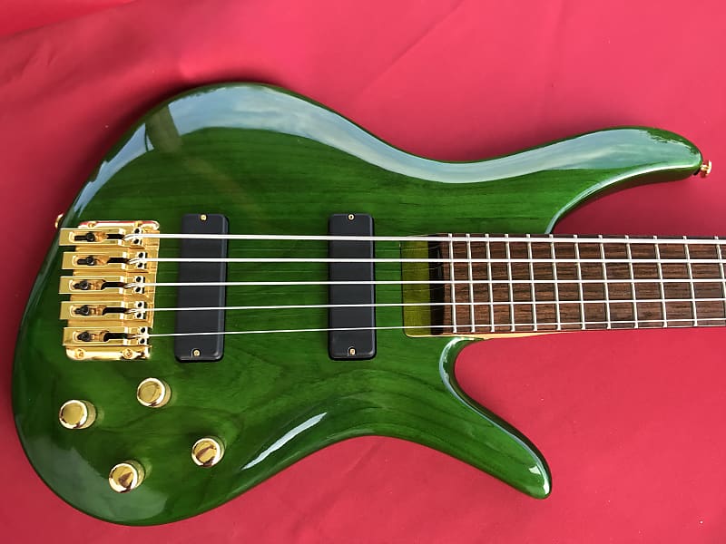 Samick SAKB56690 5 string Translucent Green | Reverb
