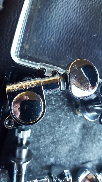 Grover Chrome Tuning pegs | Reverb