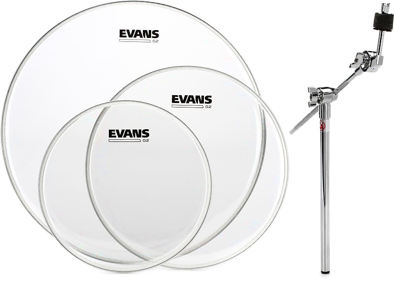 Evans G2 Clear 3-piece Tom Pack - 10/12/16 inch Bundle with | Reverb