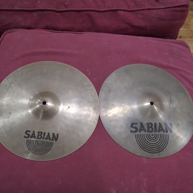 (2) Sabian "AAX & AA" 14" Hi-Hat Cymbals | Reverb