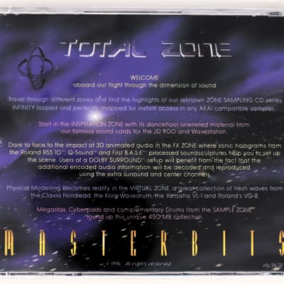 Masterbits Total Zone Akai Format Sample Library/Sound | Reverb