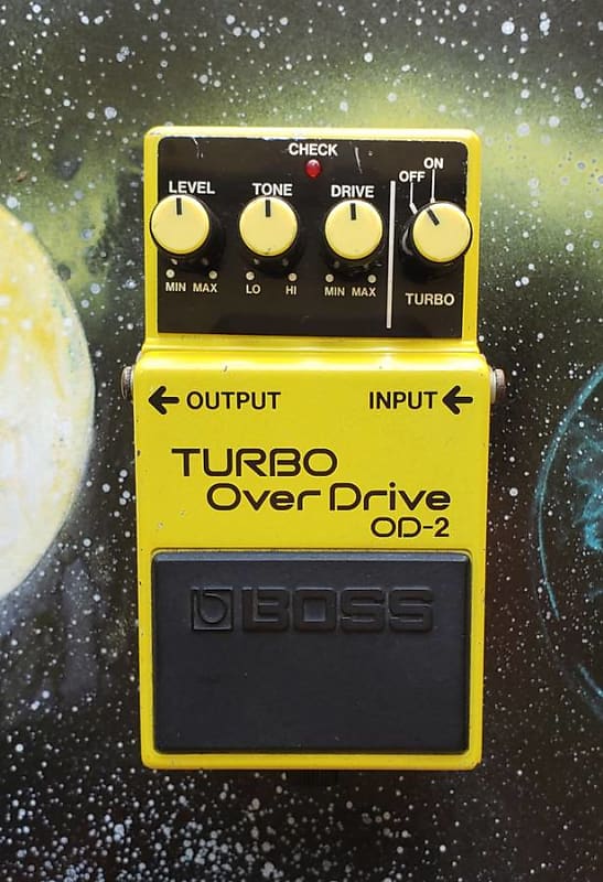 BOSS Turbo OverDrive OD-2, Black Label, Made In Japan, Early | Reverb