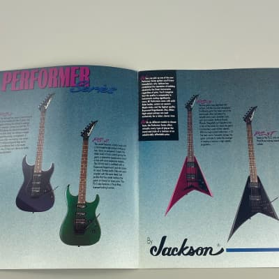 Jackson Performer Brochure & Price List 1995 | Reverb