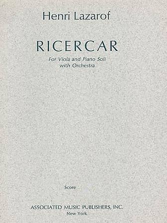 Ricercar 1968 Score | Reverb