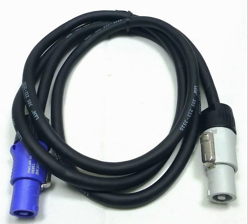 LASE 6 ft (1.8m) PowerCon A to PowerCon B AC Cable 16 AWG | Reverb