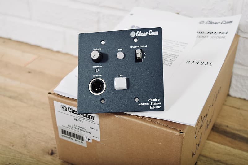 Clear-Com HB-702 Headset remote station in mint | Reverb Australia