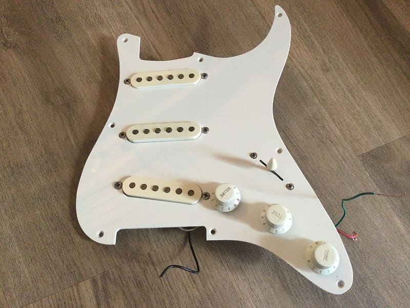 Tokai 50’ Style Strat Loaded Pickguard gray bobbin pickups | Reverb