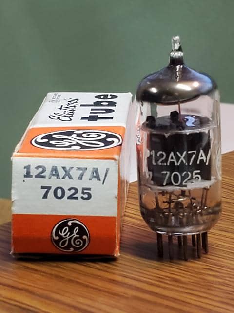 12AX7/7025 GE NOS/NIB low noise 3 mica | Reverb
