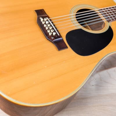 Takamine F-400 12 String Acoustic Guitar MIJ 1977 Natural w/ | Reverb