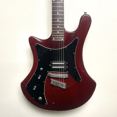 Guild S-60 Solidbody Left-Handed electric Late 1970s - Cherry | Reverb