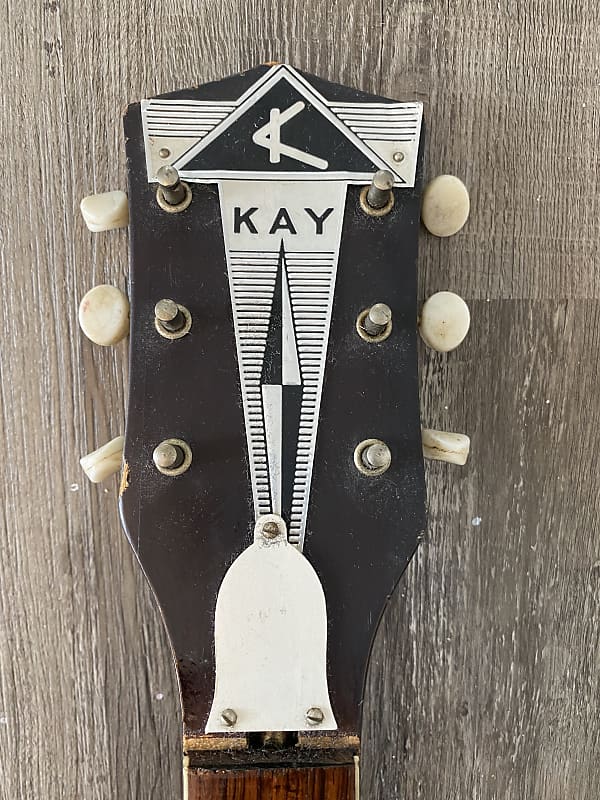 Kay Guitar Neck Tuners Plate Truss Rod Cover 60s | Reverb
