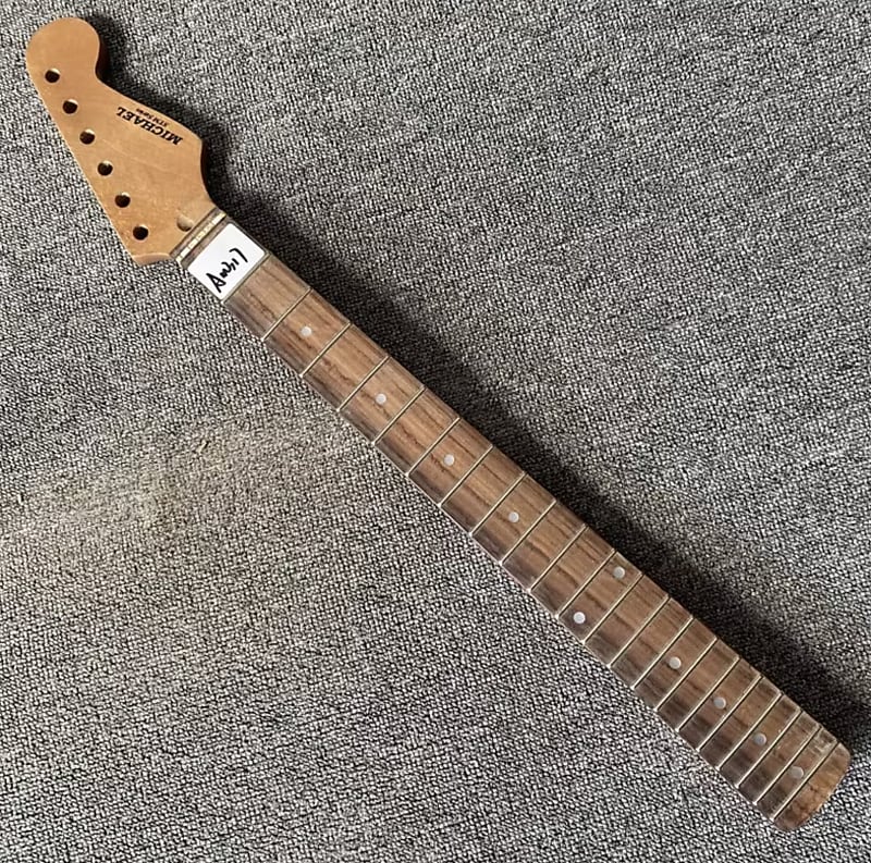 Michael Guitar Roasted Maple Wood Strat Style Neck, | Reverb Italia