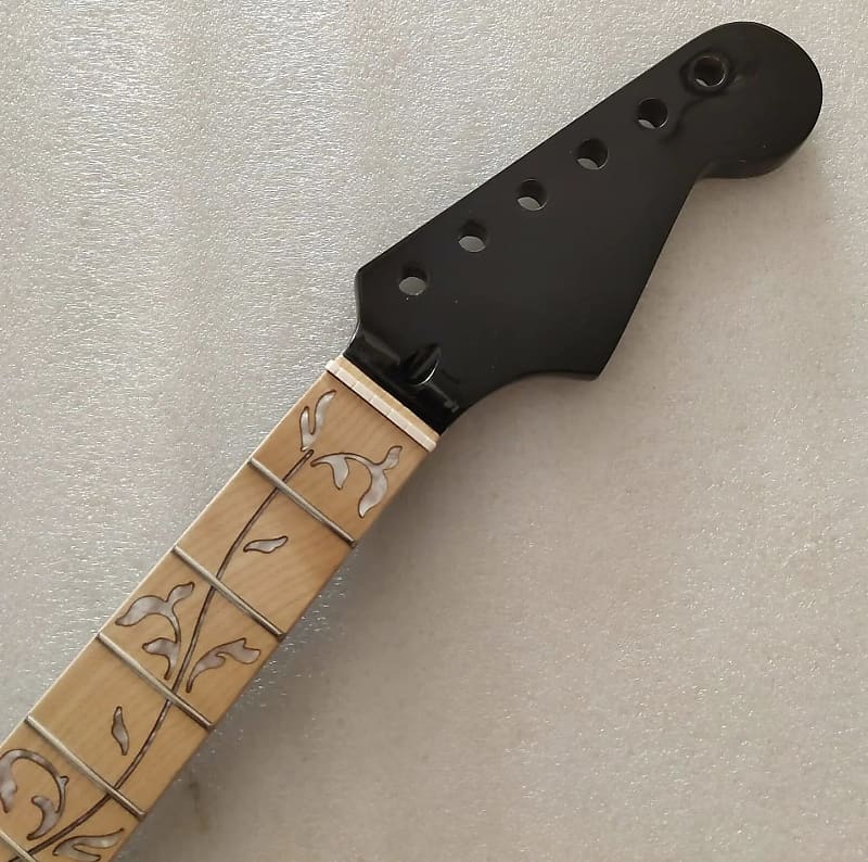 24 Frets Strat Stratocaster Style Guitar Maple Wood Neck, | Reverb UK