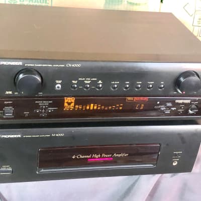 Pioneer M-4000 High Power Amplifier/ CX-4000 Tuner Control | Reverb