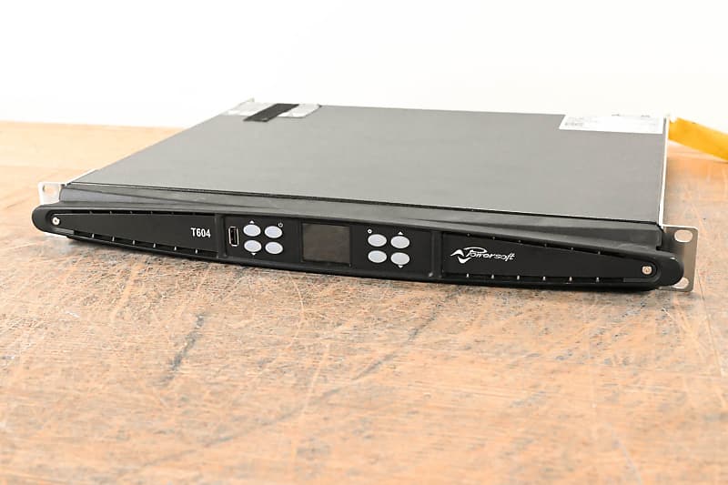 Powersoft T604 6000W 4-Channel Power Amplifier with DSP and | Reverb