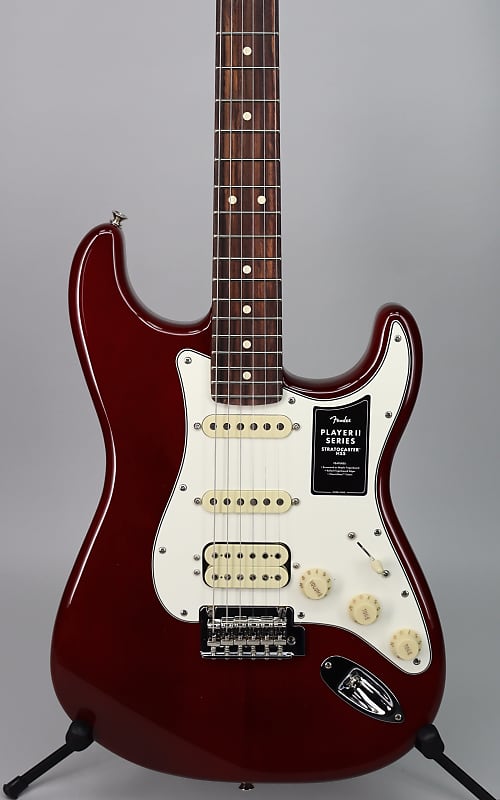 Bundle Fender Player II Stratocaster HSS Chambered Mahogany | Reverb