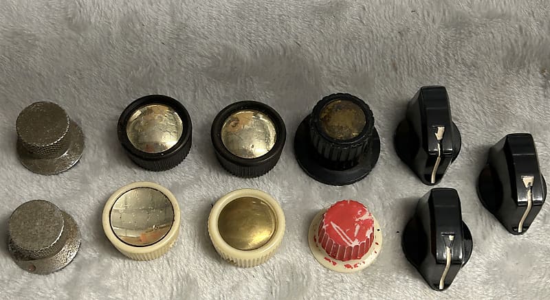 Vintage UK Amp Knob Lot Vox Watkins Selmer etc | Reverb
