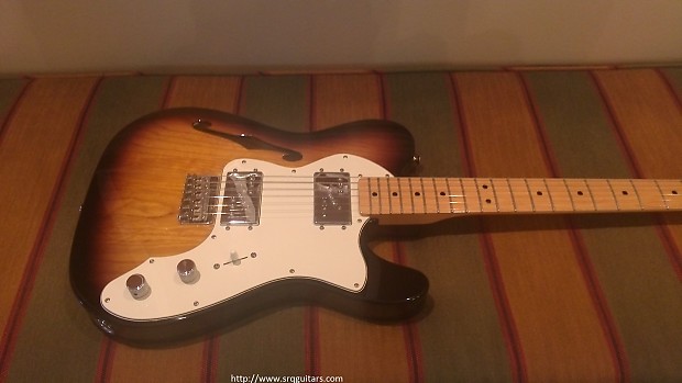 Fender 72 Reissue Thinline Telecaster 3 Color Sunburst | Reverb